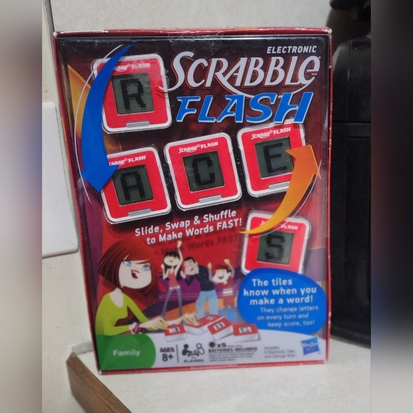 Hasbro | Toys | Hasbro Scrabble Flash Electronic Scrabble Game Nib ...